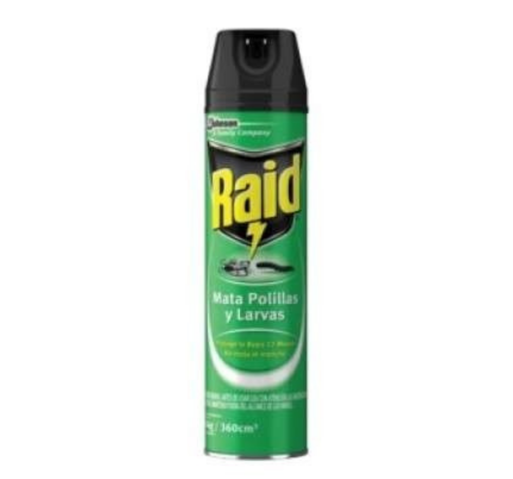 Aerosol – Raid Verde anti polillas y larvas